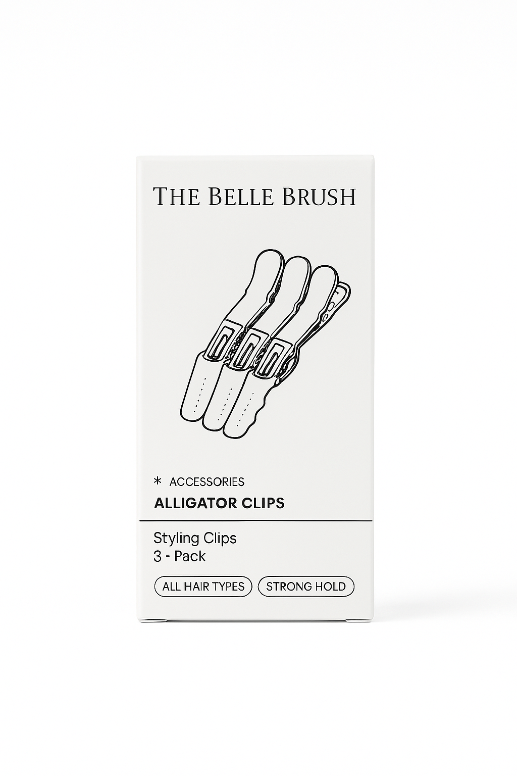 Alligator Clips - 3 Pack – The Belle Brush